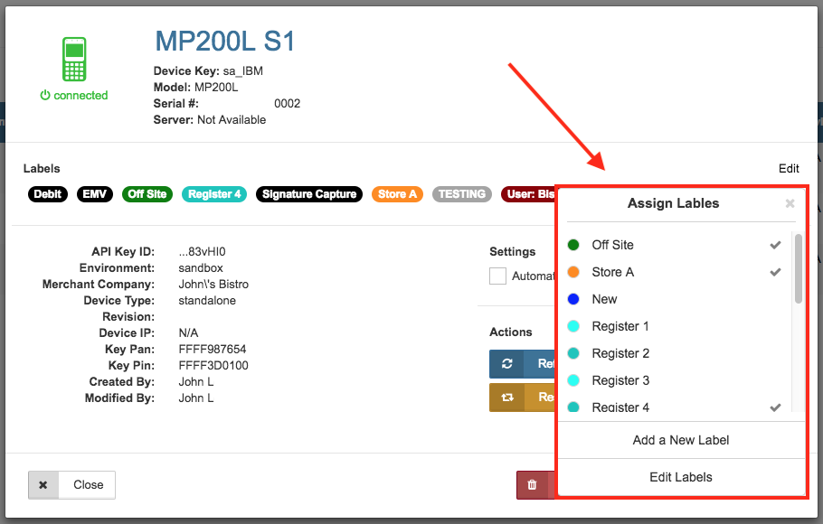 Devices and Servers - USAePay Help