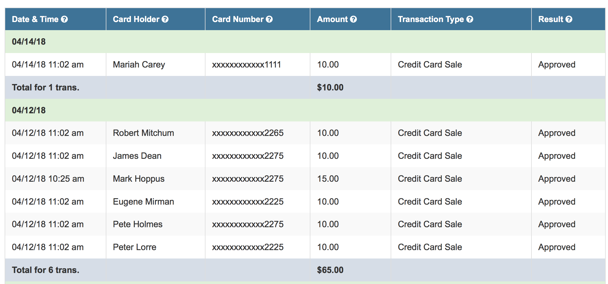Generate New Reports - USAePay Help
